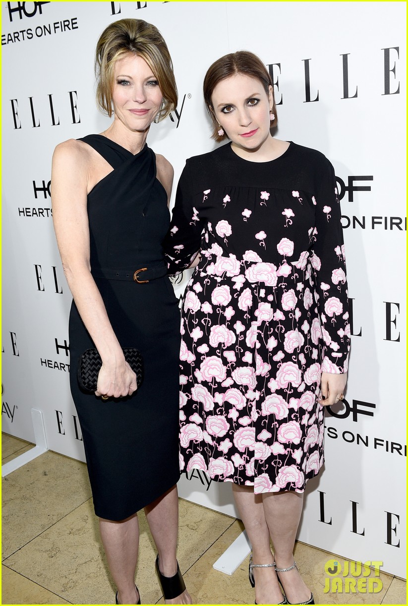 Lena Dunham Gets Pal Jaime King's Support at Elle Women in Television ...