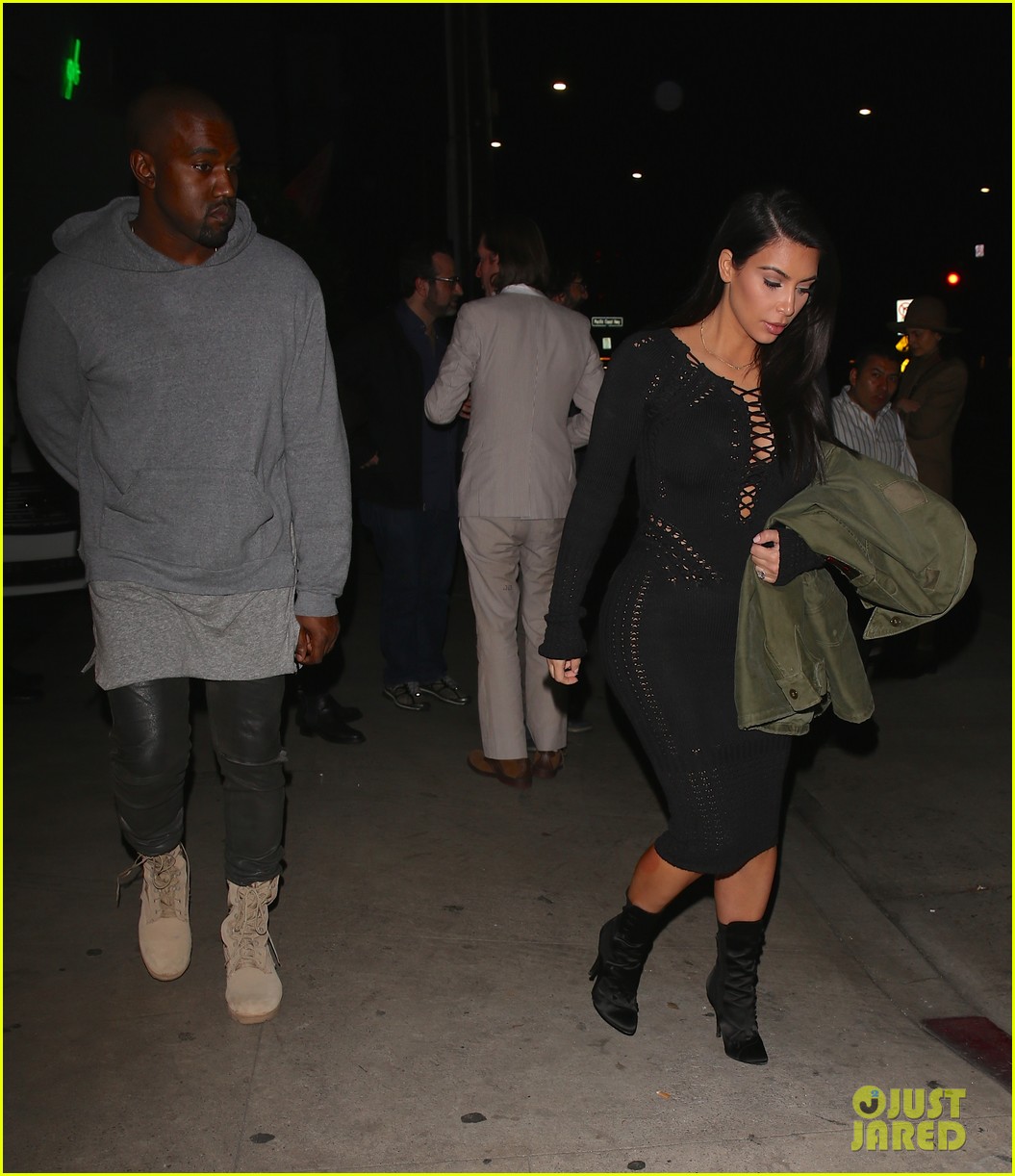 Kim Kardashian & Kanye West Make It A Date Night in Santa Monica ...