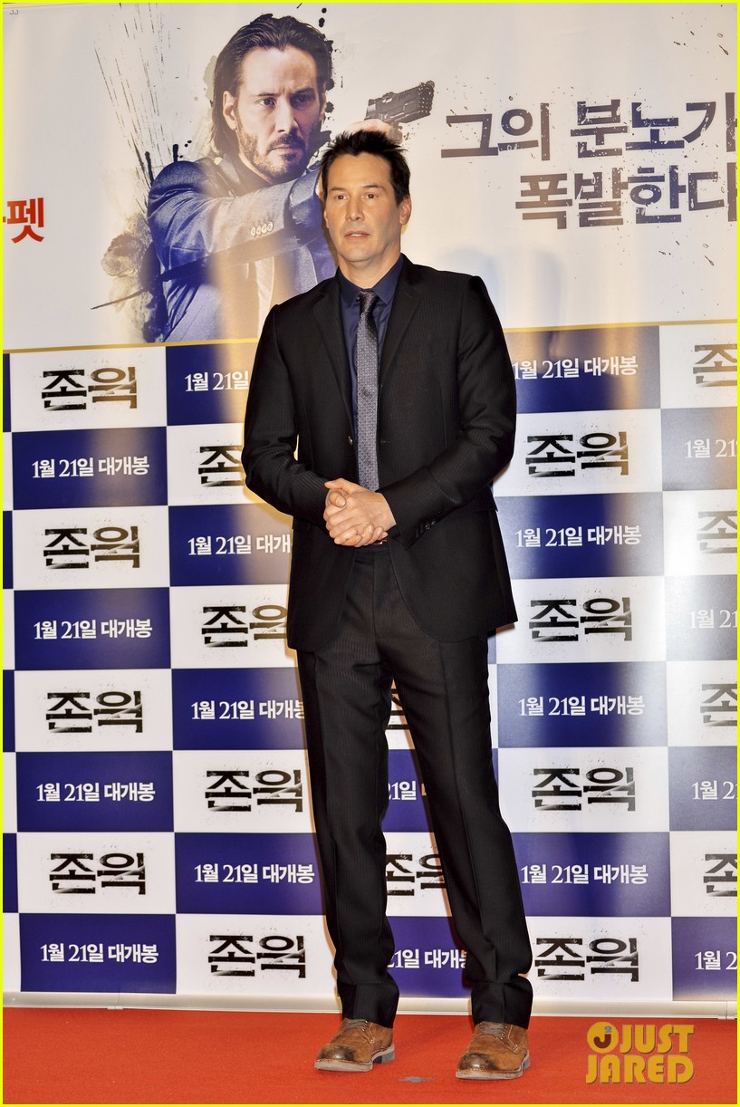 Keanu Reeves Takes 'John Wick' to South Korea for Premiere!: Photo ...