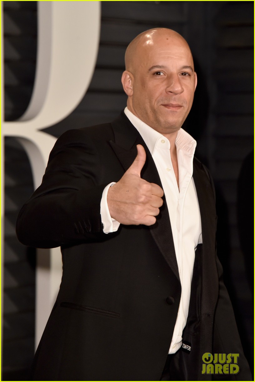 Vin Diesel Joins Armie Hammer & Wife Elizabeth Chambers at Oscars After ...