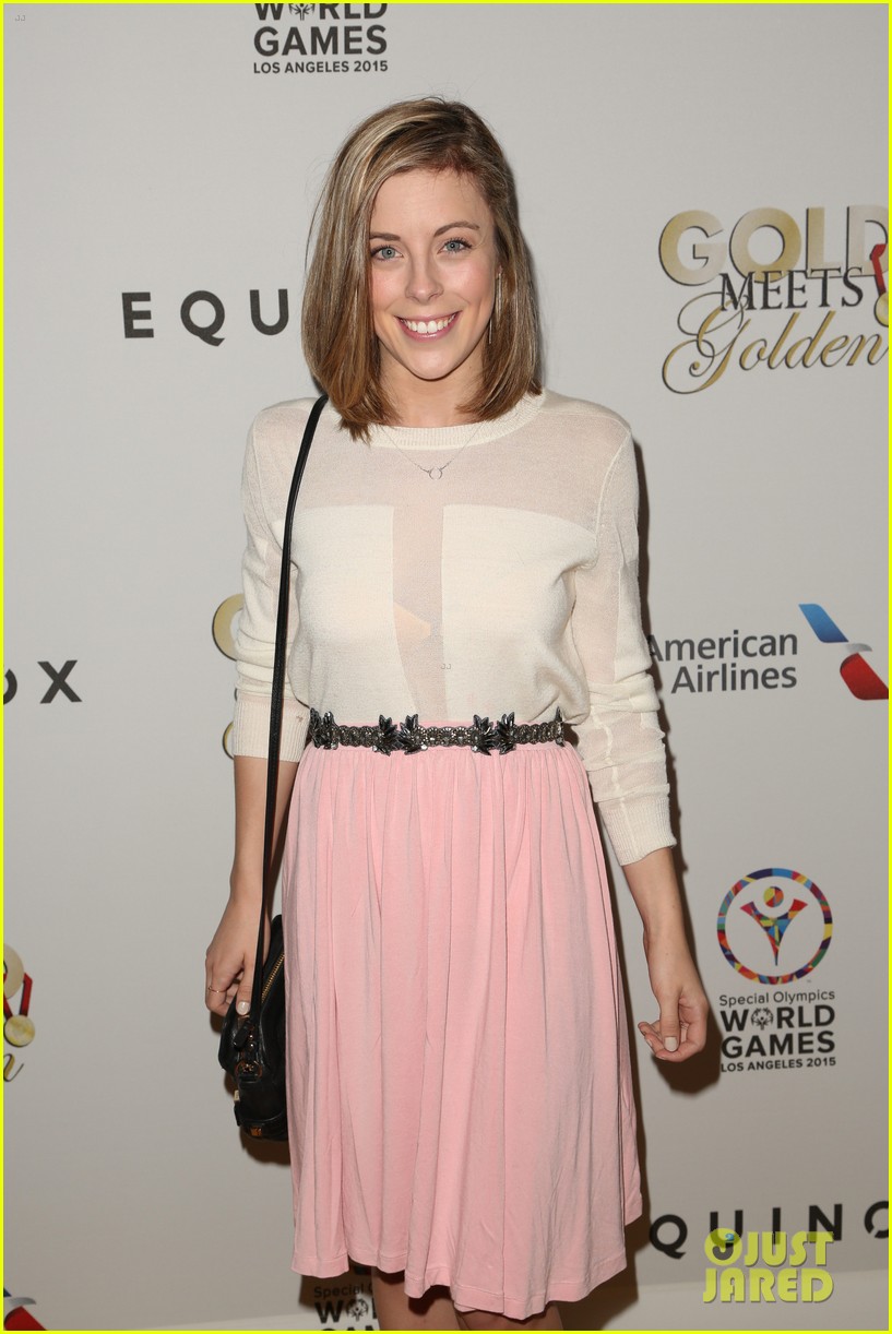 Gina Rodriguez & Justin Baldoni Meet Gracie Gold At 'Gold Meets Golden ...