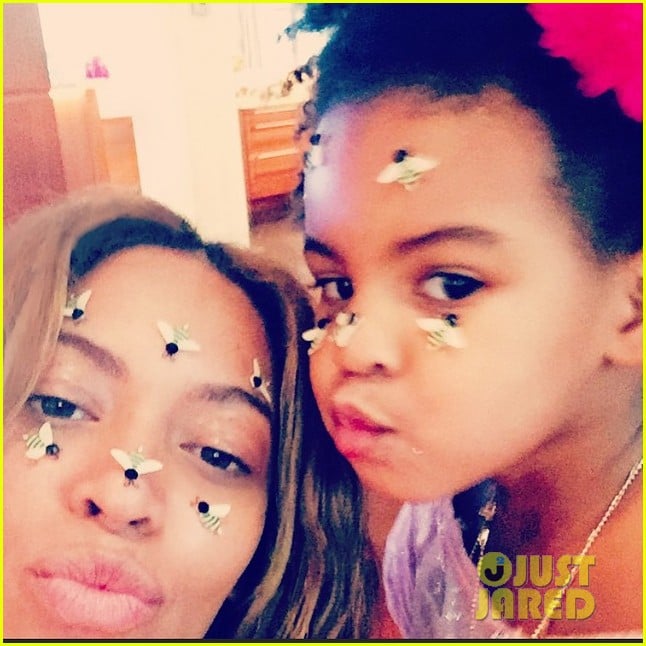 Beyonce & Blue Ivy Spend Valentine's Day Taking Silly Selfies: Photo ...