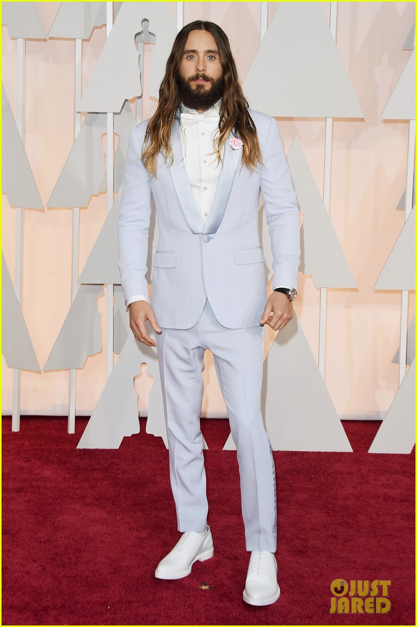 Jared Leto Lets His Hair Down at Oscars 2015: Photo 3310870 | Jared ...