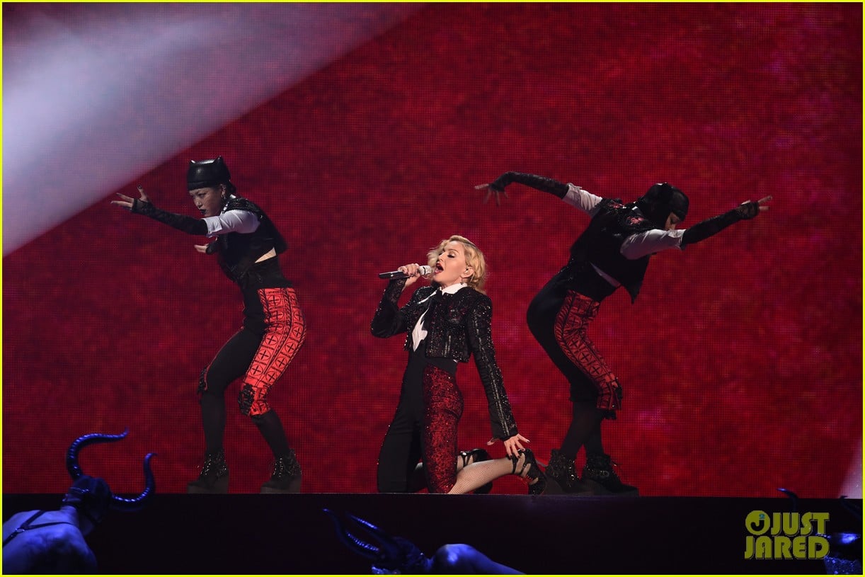 Madonna Shows Triumph Despite Fall In BRIT Awards 2015 Performance ...
