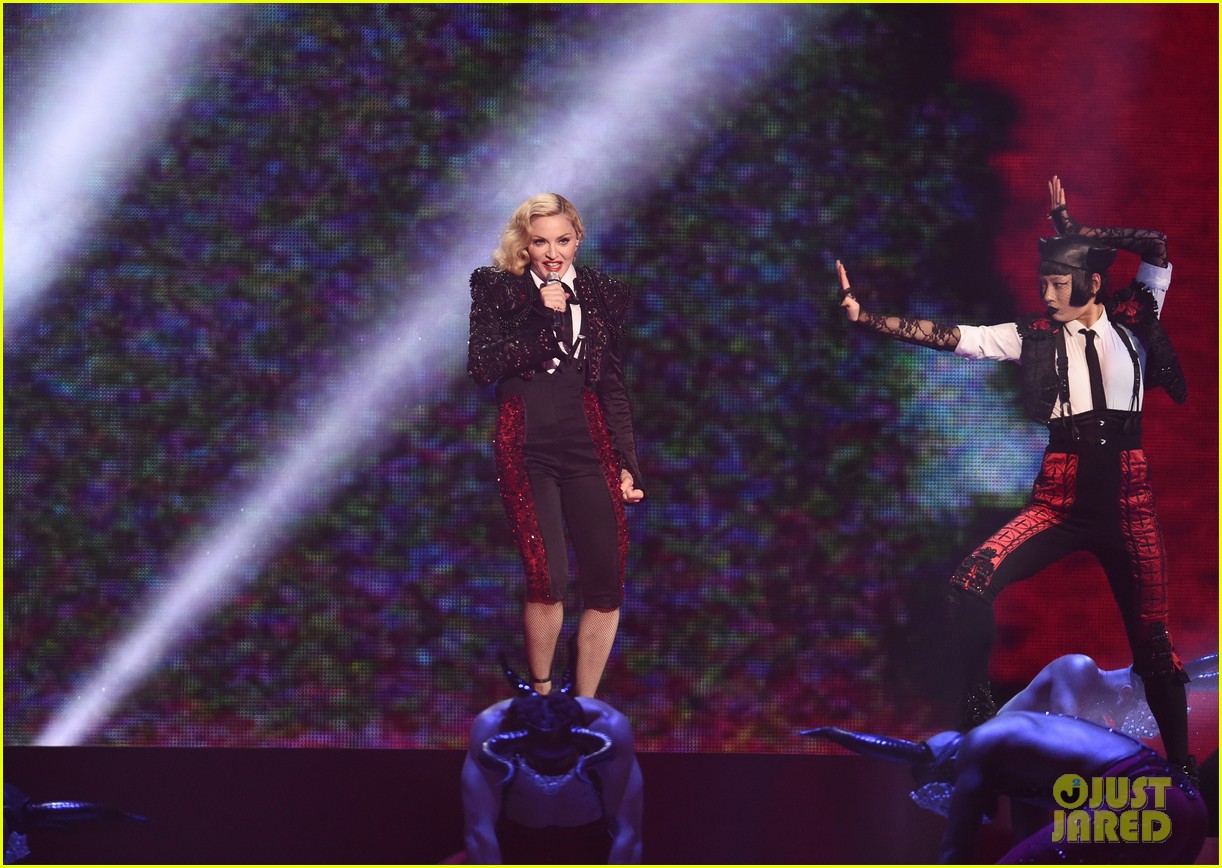 Madonna Shows Triumph Despite Fall In BRIT Awards 2015 Performance ...