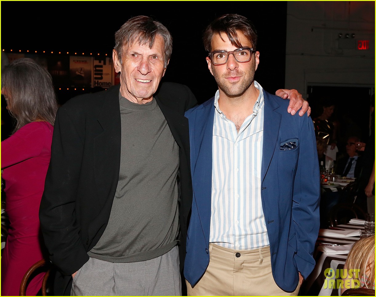 Zachary Quinto Reacts to Fellow Spock Leonard Nimoy's Death: Photo ...