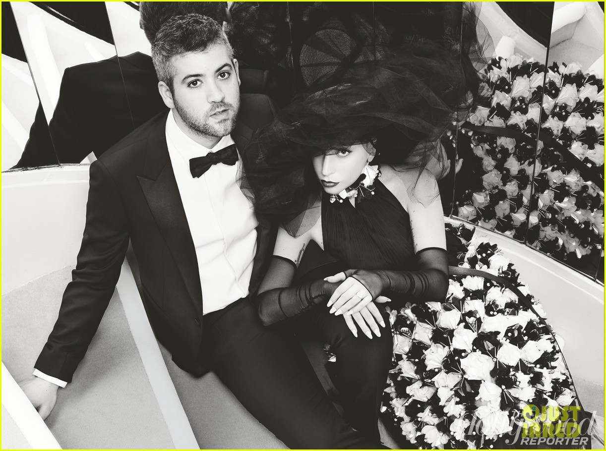 Lady Gaga & Stylist Brandon Maxwell Pose for Karl Lagerfeld for THR's ...