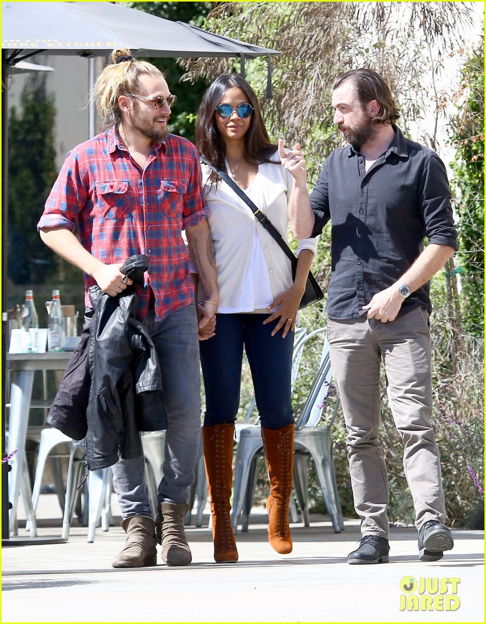 Zoe Saldana & Marco Perego Bought Matching Carriers For Twin Boys ...