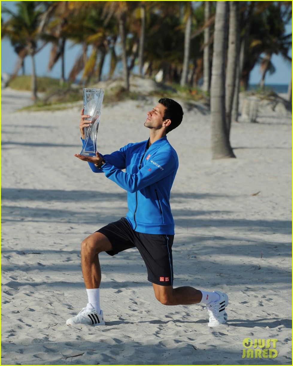 Novak Djokovic Celebrates Fifth Miami Open Title Win After Beating Andy ...