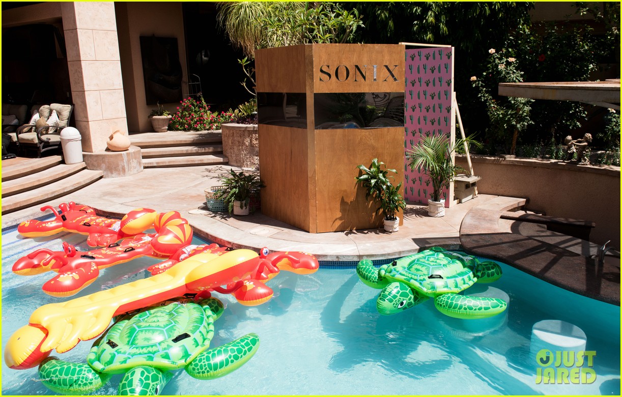 Ashley Greene & Paul Khoury Couple Up at Just Jared's Festival Party ...