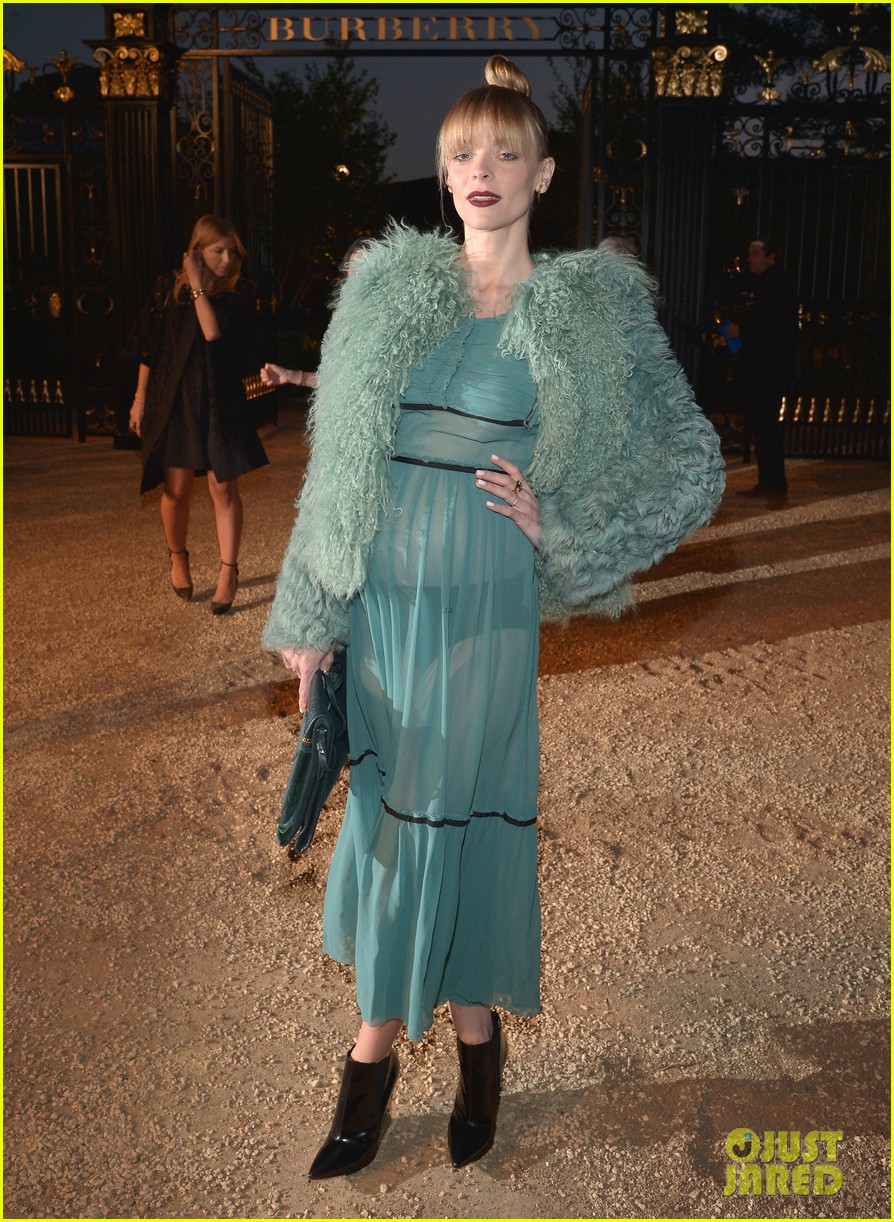 Jamie King Puts Baby Bump on Display in Totally Sheer Dress: Photo ...