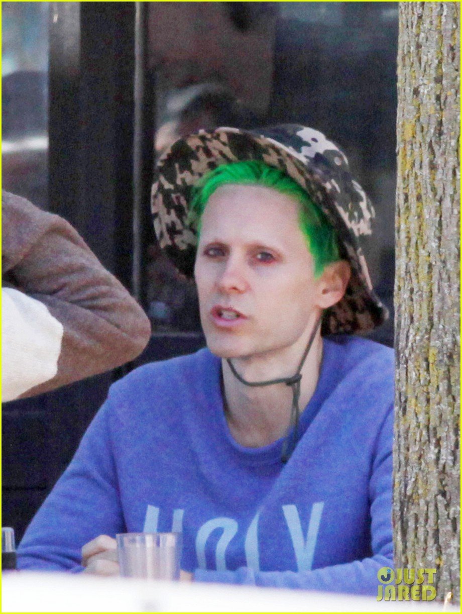 Jared Leto Spotted with Green 'Suicide Squad' Hair in Toronto: Photo ...