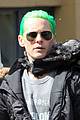 Jared Leto's Green Hair Is Slicked Back for Toronto Bike Ride: Photo ...