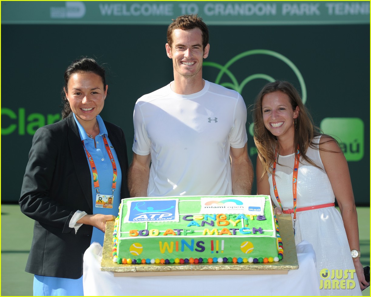 Andy Murray Celebrates 500 Career Wins at Miami Open: Photo 3338203 ...