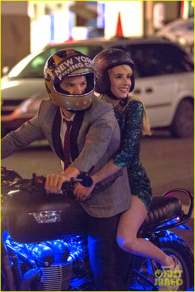 Emma Roberts Has the 'Nerve' to Take Motorcycle Ride: Photo 3349096 ...