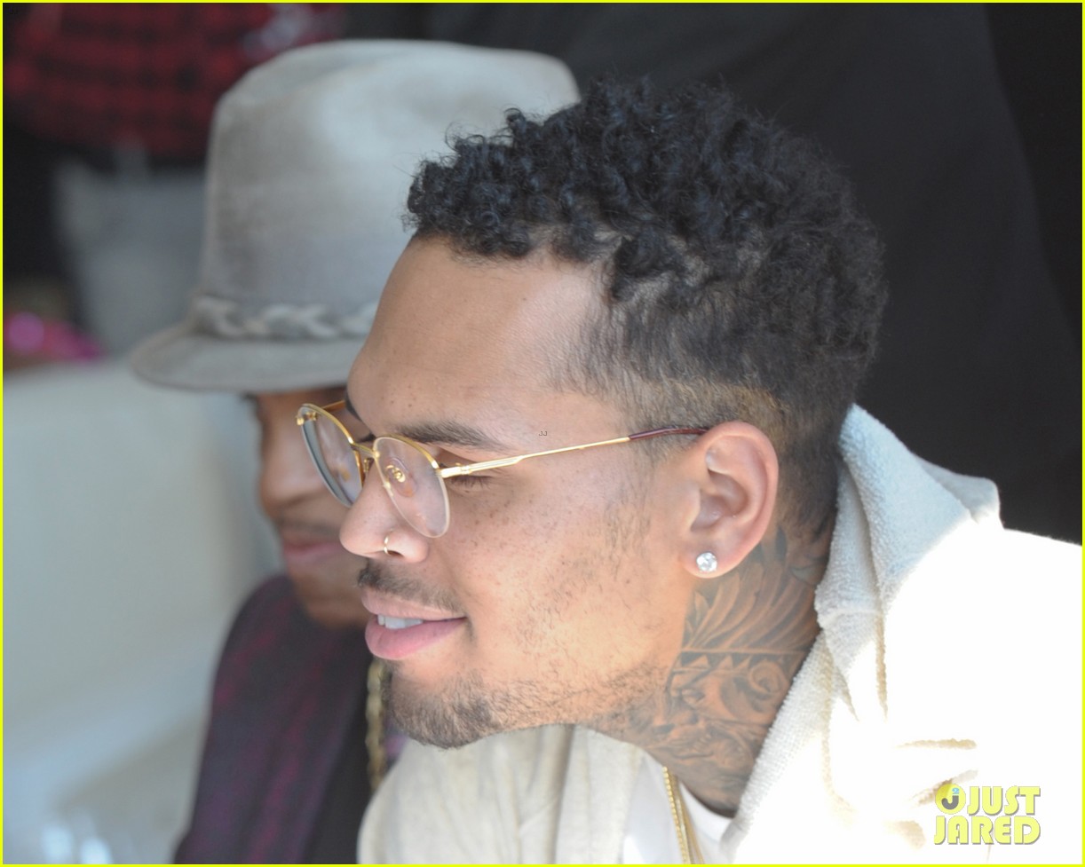 Chris Brown Curls