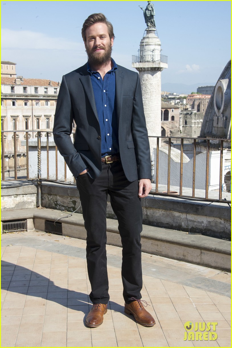 Henry Cavill & Armie Hammer Sport Full Beards in Rome: Photo 3367116 ...