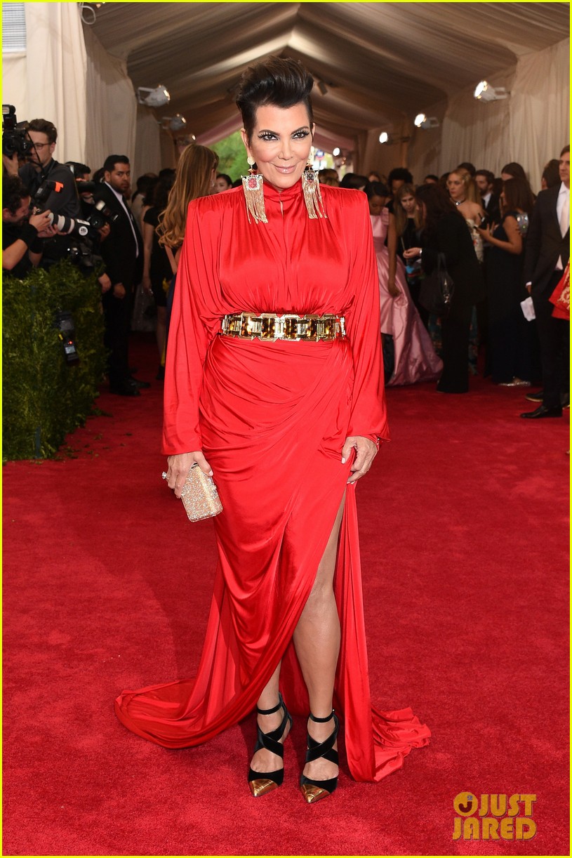 Kris Jenner is a Lady in Red at Met Gala 2015: Photo 3362598 | Kris ...