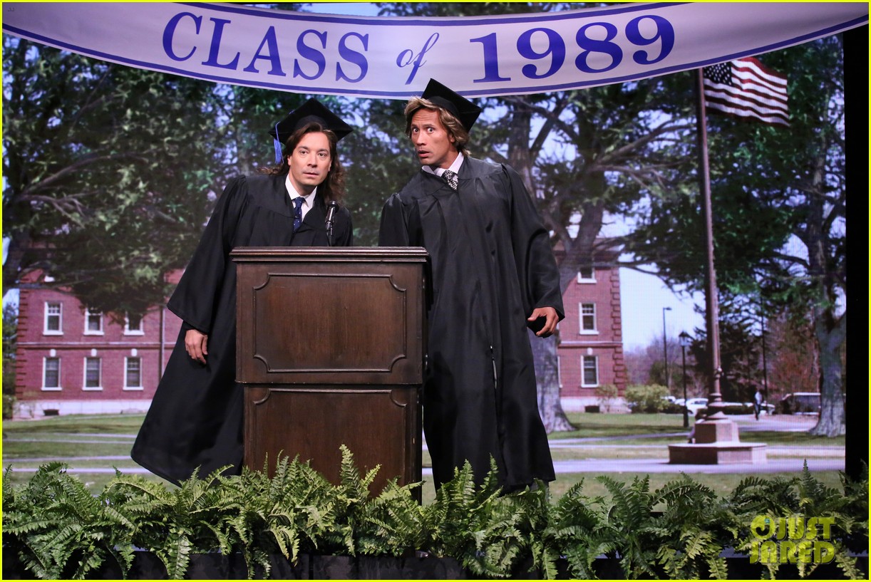Dwayne ‘The Rock’ Johnson & Jimmy Fallon Deliver Hilarious 1989 ...