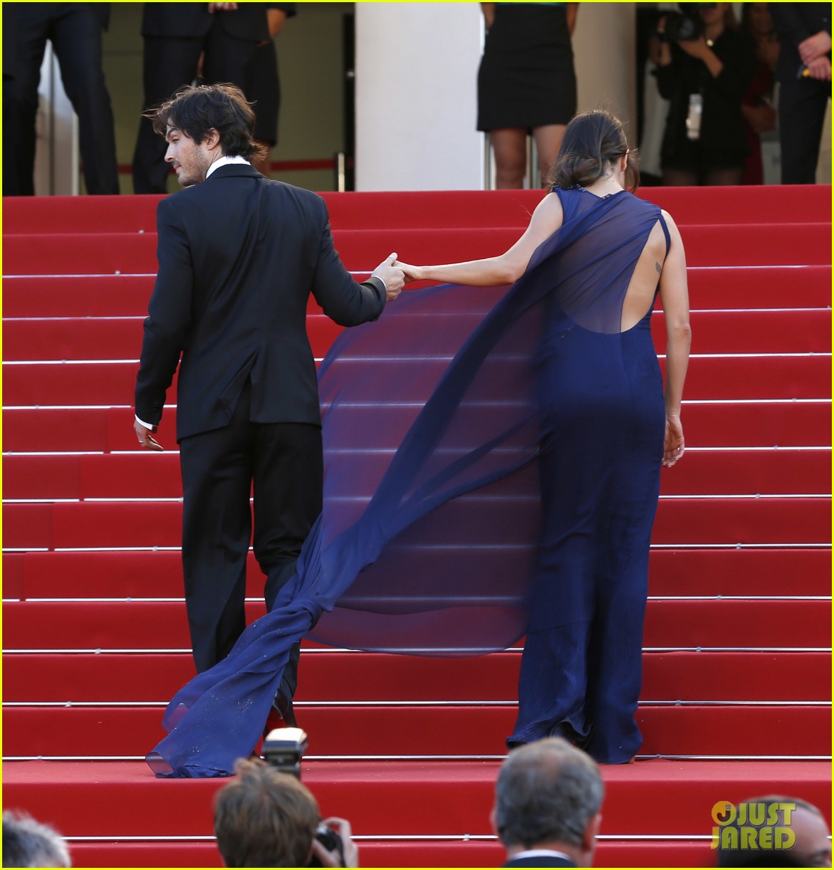 Nikki Reed & Ian Somerhalder Couple Up for 'Youth' Red Carpet at Cannes ...