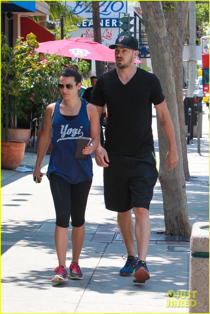Lea Michele & Matthew Paetz Enjoy Chipotle During Memorial Day Weekend ...
