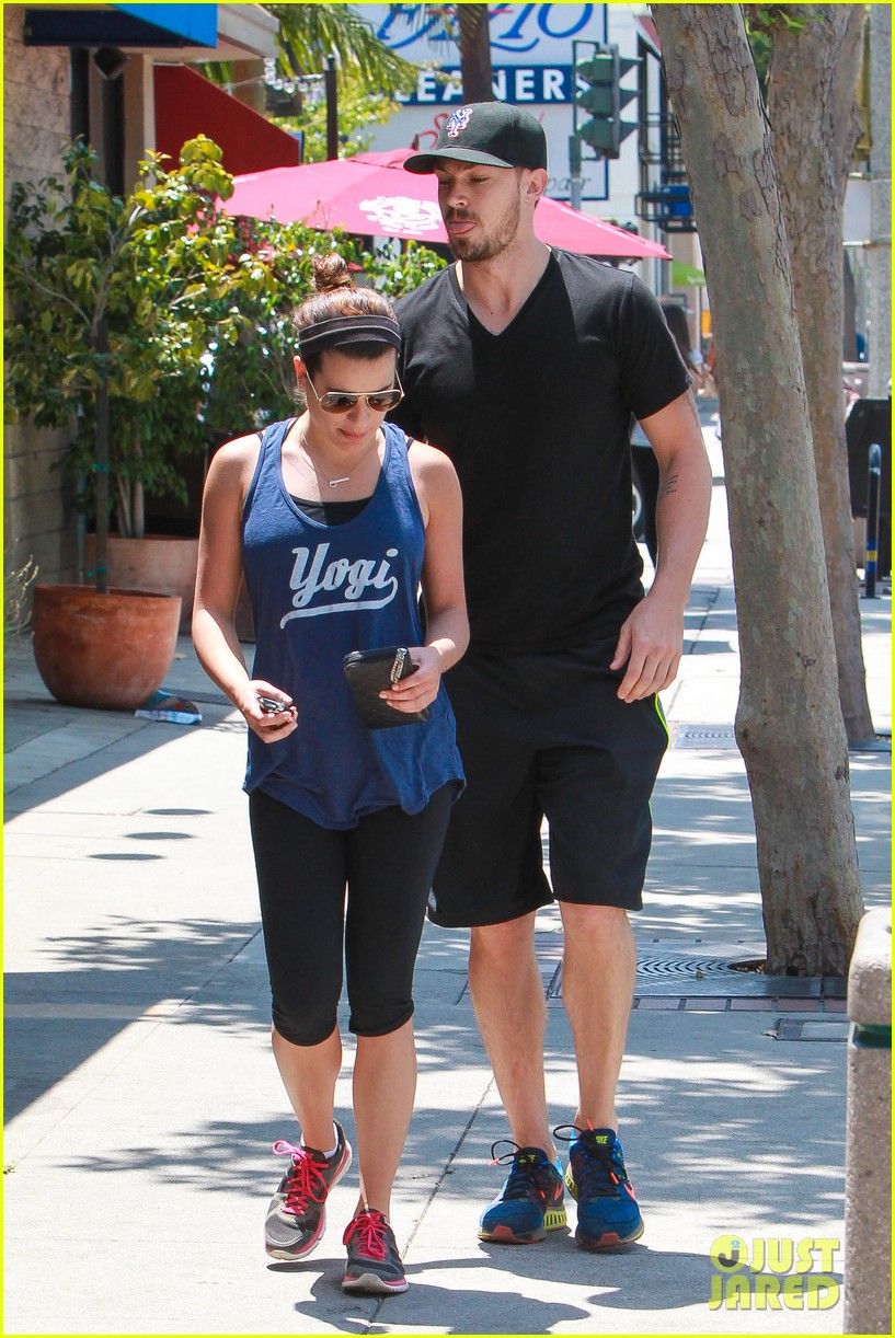 Lea Michele & Matthew Paetz Enjoy Chipotle During Memorial Day Weekend ...