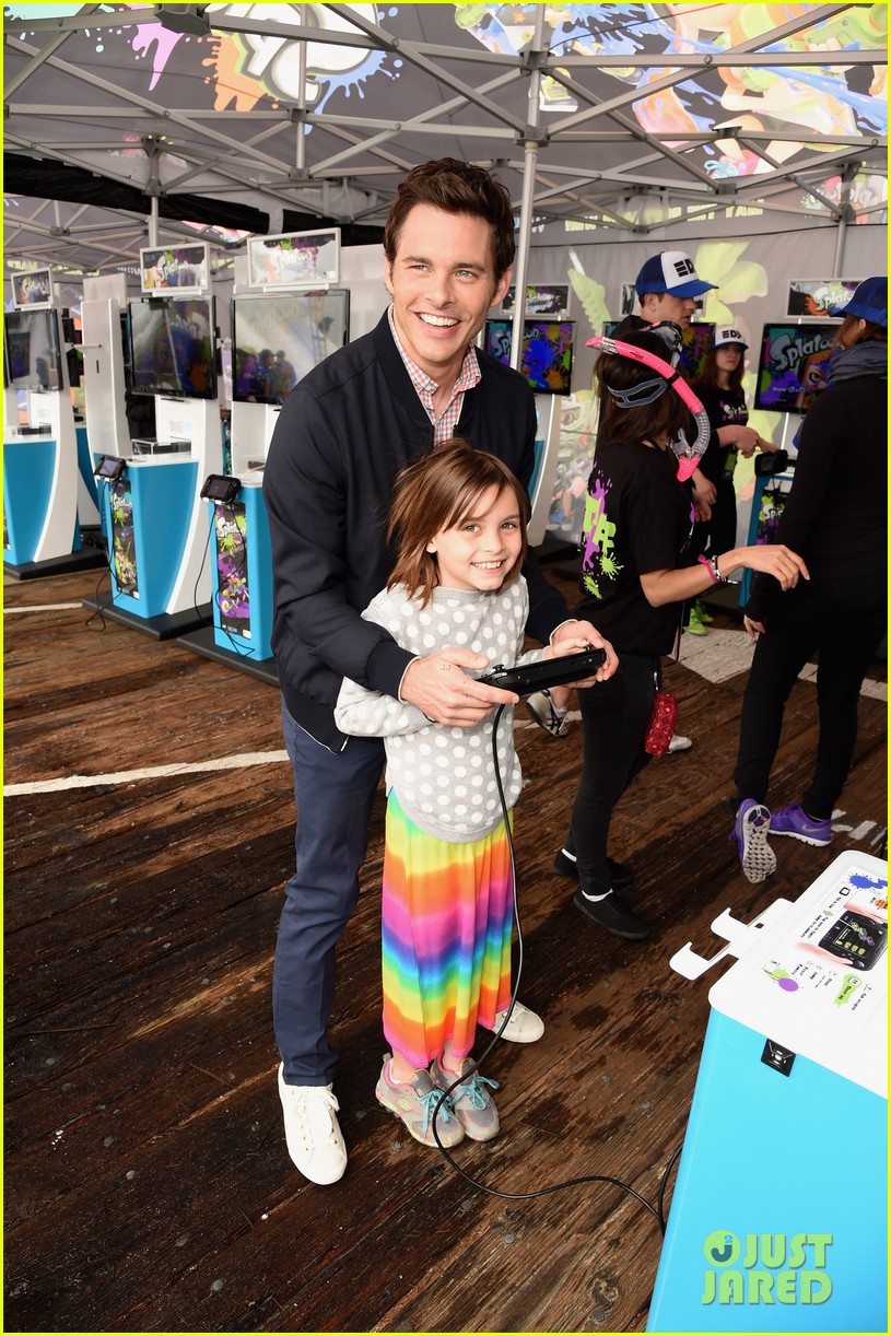 James Marsden Leads Team Green To Victory At Nintendo's Splatoon Mess ...