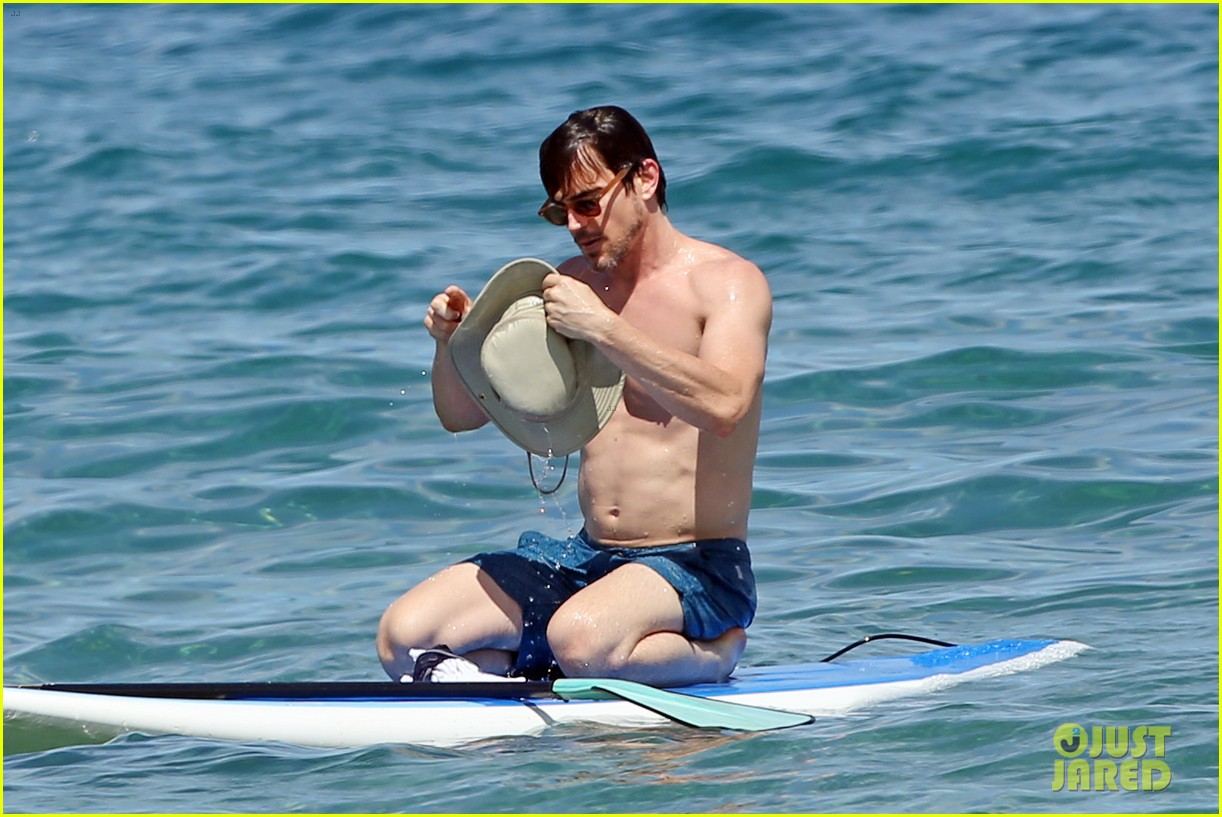 Matt Bomer Shows Off Shirtless Body While Paddleboarding With Husband Simon Halls: Photo 3374666 ...