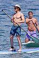 Matt Bomer Shows Off Shirtless Body While Paddleboarding With Husband Simon Halls: Photo 3374662 ...