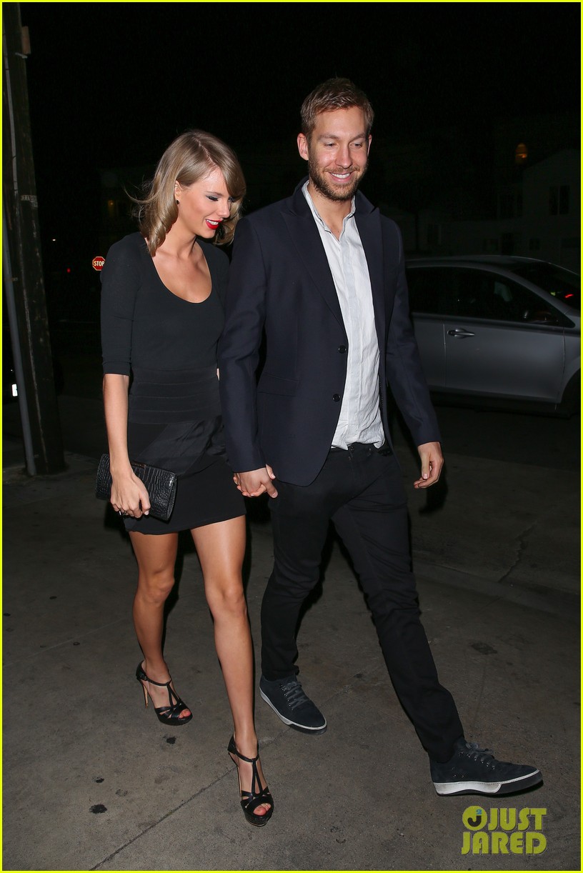 Taylor Swift & Calvin Harris Hold Hands on Cute Date Night!: Photo ...