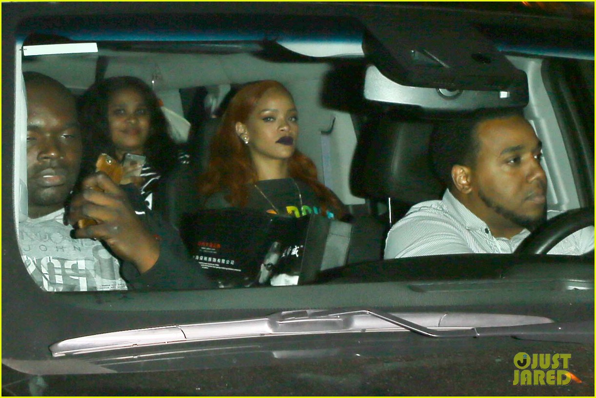 Rihanna Steps Out for a Club Night with Rumored Boyfriend Karim Benzema ...