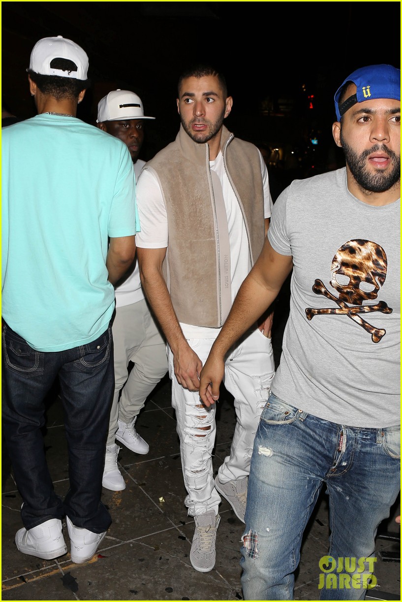 Rihanna Steps Out for a Club Night with Rumored Boyfriend Karim Benzema ...