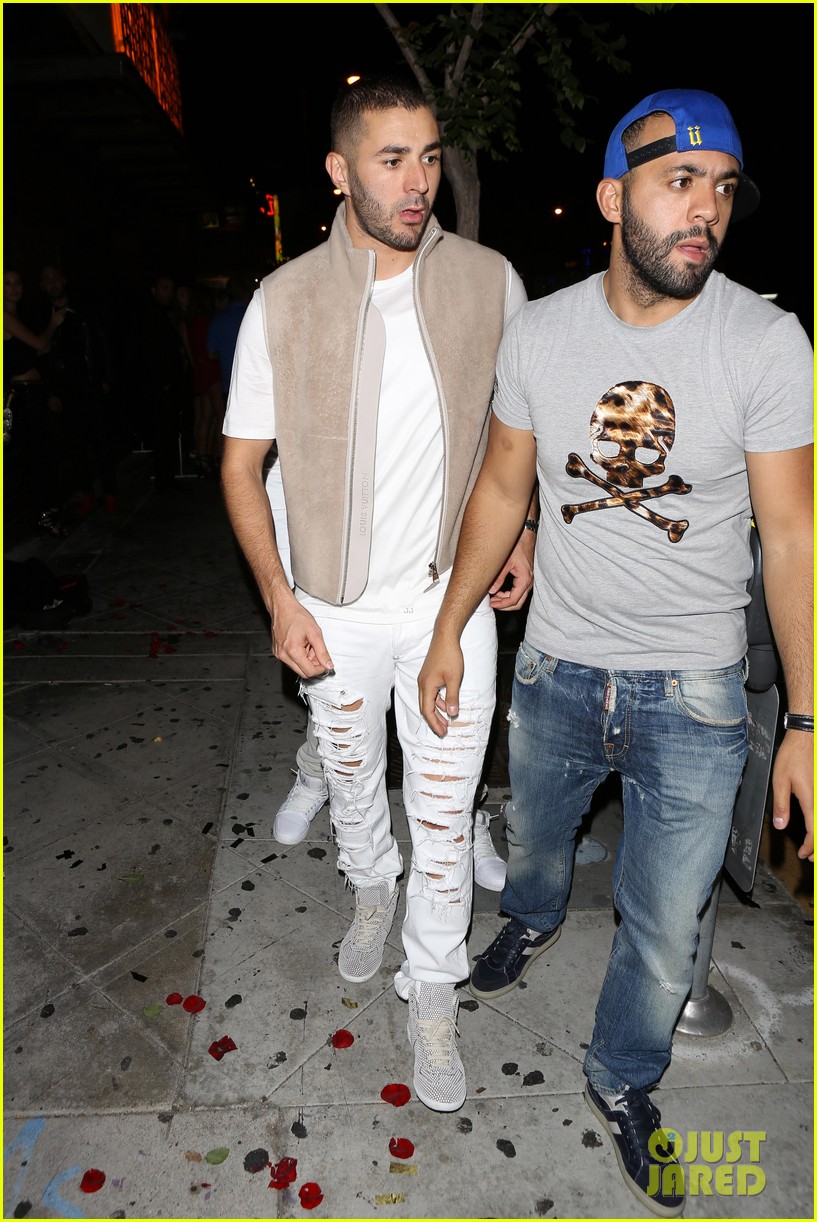 Rihanna Steps Out for a Club Night with Rumored Boyfriend Karim Benzema ...