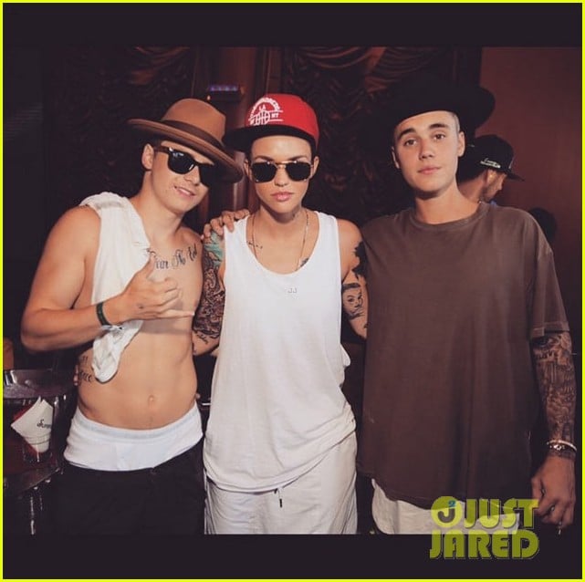 OITNB's Ruby Rose Finally Meets Her 'Twin' Justin Bieber: Photo 3398722 ...