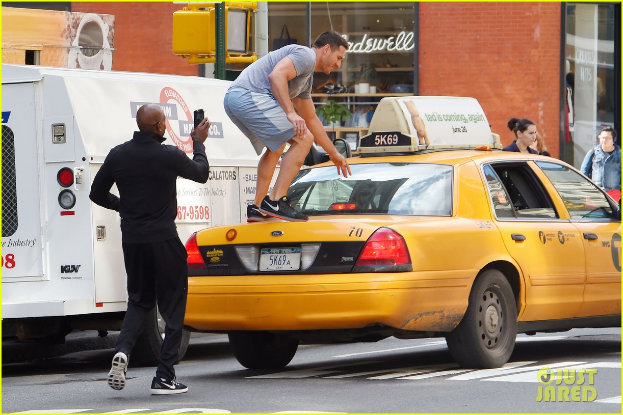 Sebastian Stan Films His Trainer Doing Crazy Taxi Stunts: Photo 3385794 ...