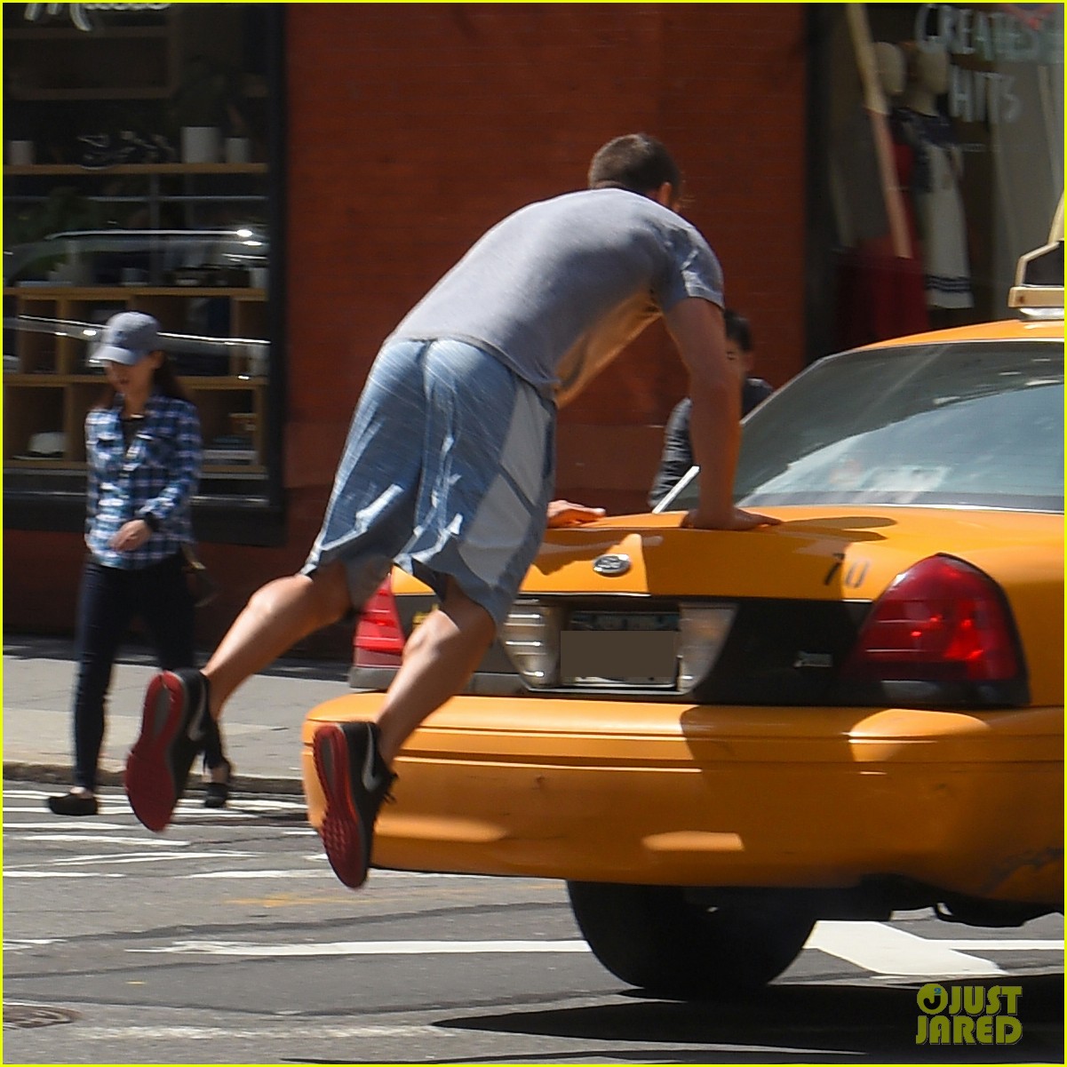 Sebastian Stan Films His Trainer Doing Crazy Taxi Stunts: Photo 3385797 ...