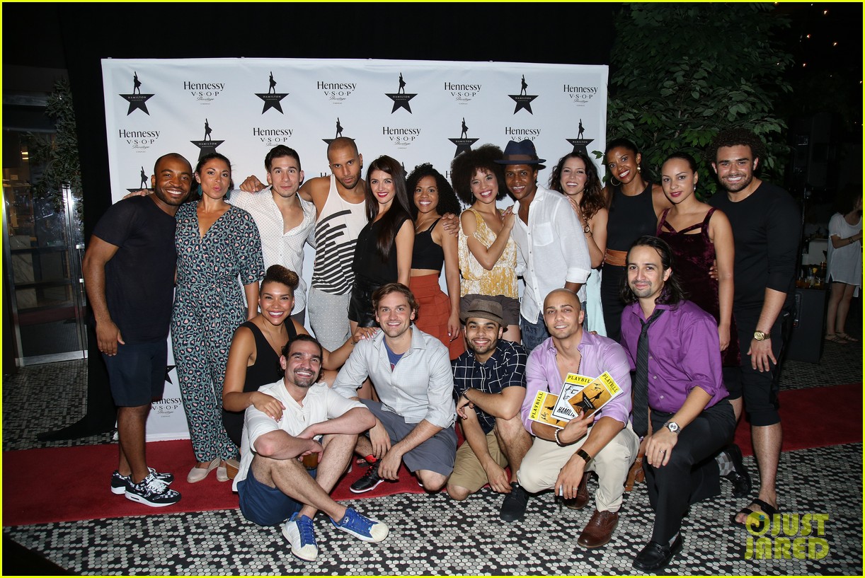 Jonathan Groff & 'Hamilton' Cast Celebrate Their First Week on Broadway ...