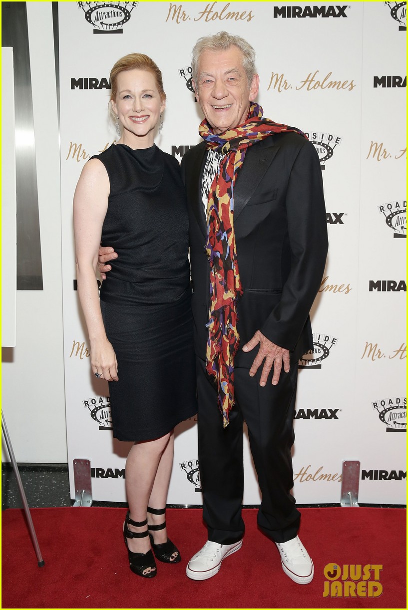 Laura Linney & Ian McKellen Bring 'Mr. Holmes' To New York!: Photo ...