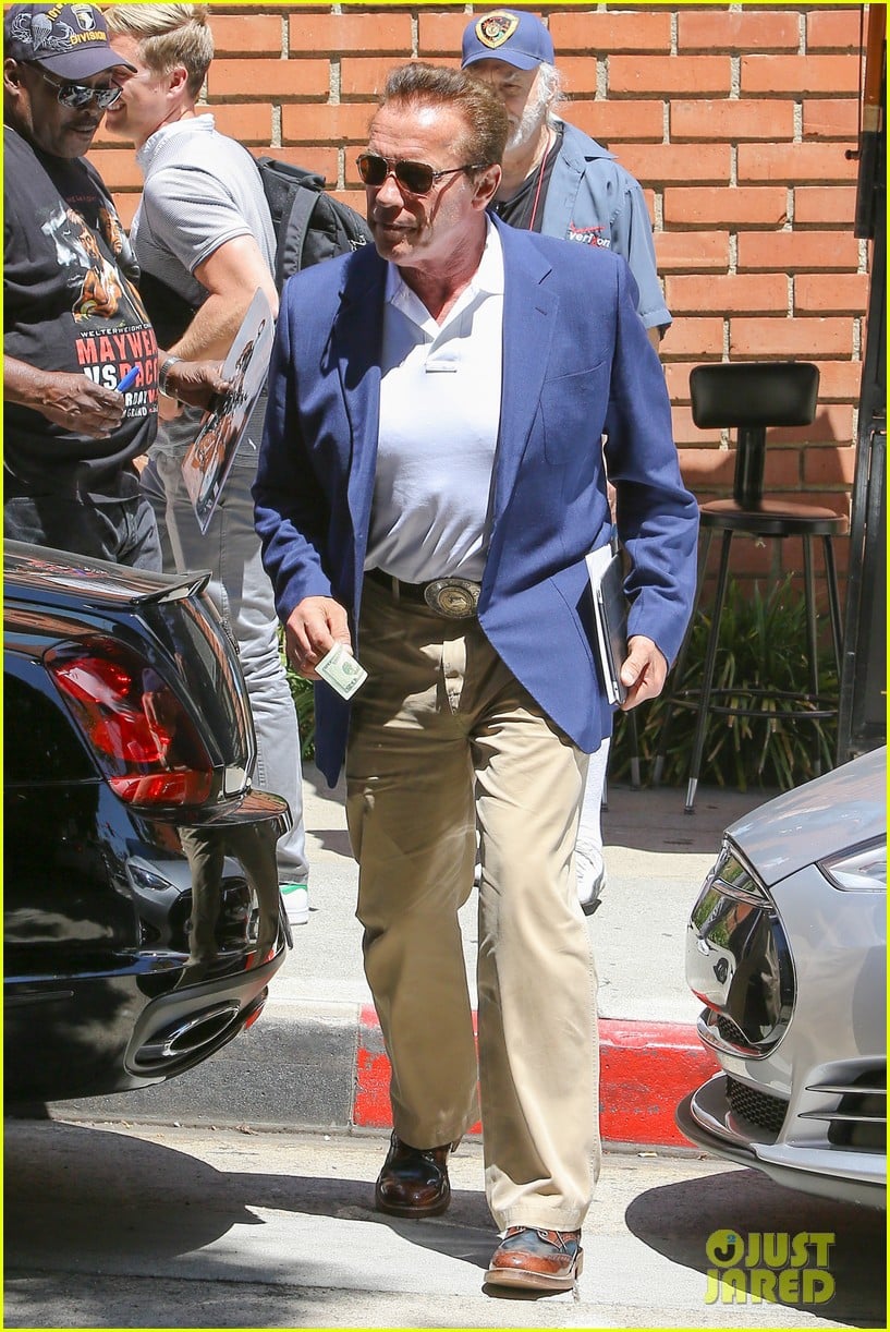 Patrick Schwarzenegger is a Buff Motorcycle Man in Los Angeles: Photo ...