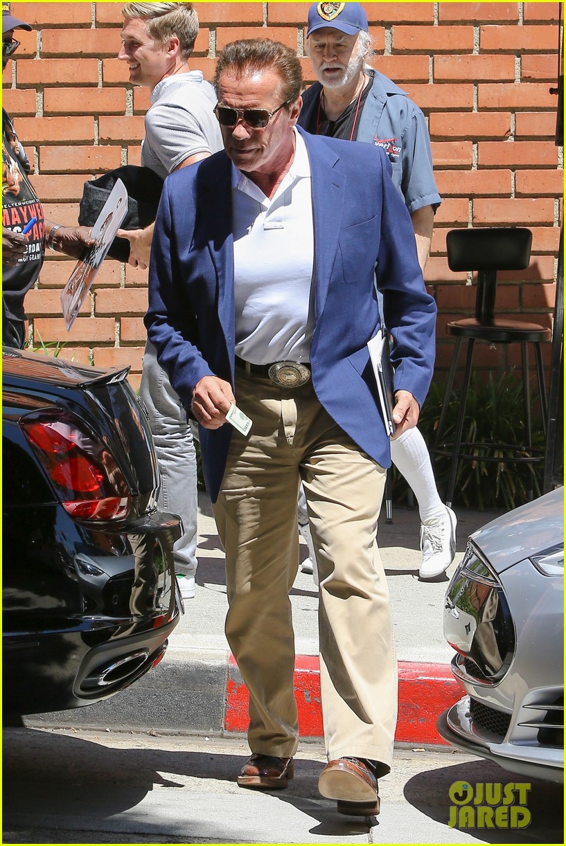 Patrick Schwarzenegger is a Buff Motorcycle Man in Los Angeles: Photo ...