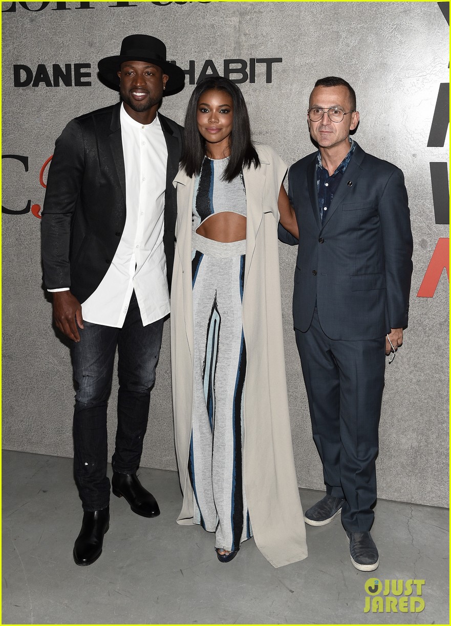 Gabrielle Union & Dwyane Wade Kick Off New York Men's Fashion Week with ...