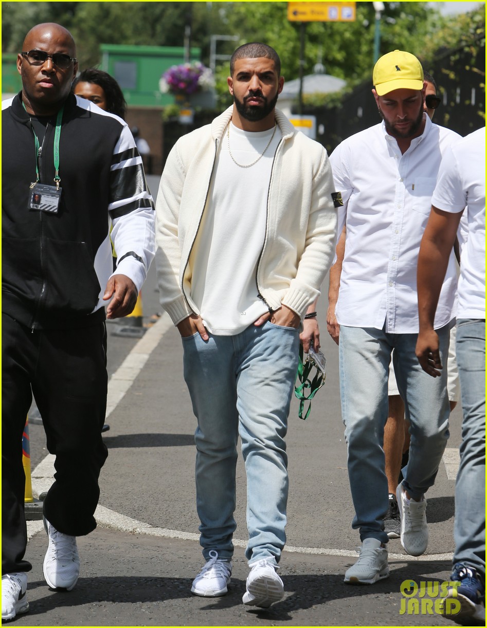 Rosamund Pike, Drake & Others Attend Wimbledon Tennis Championships ...