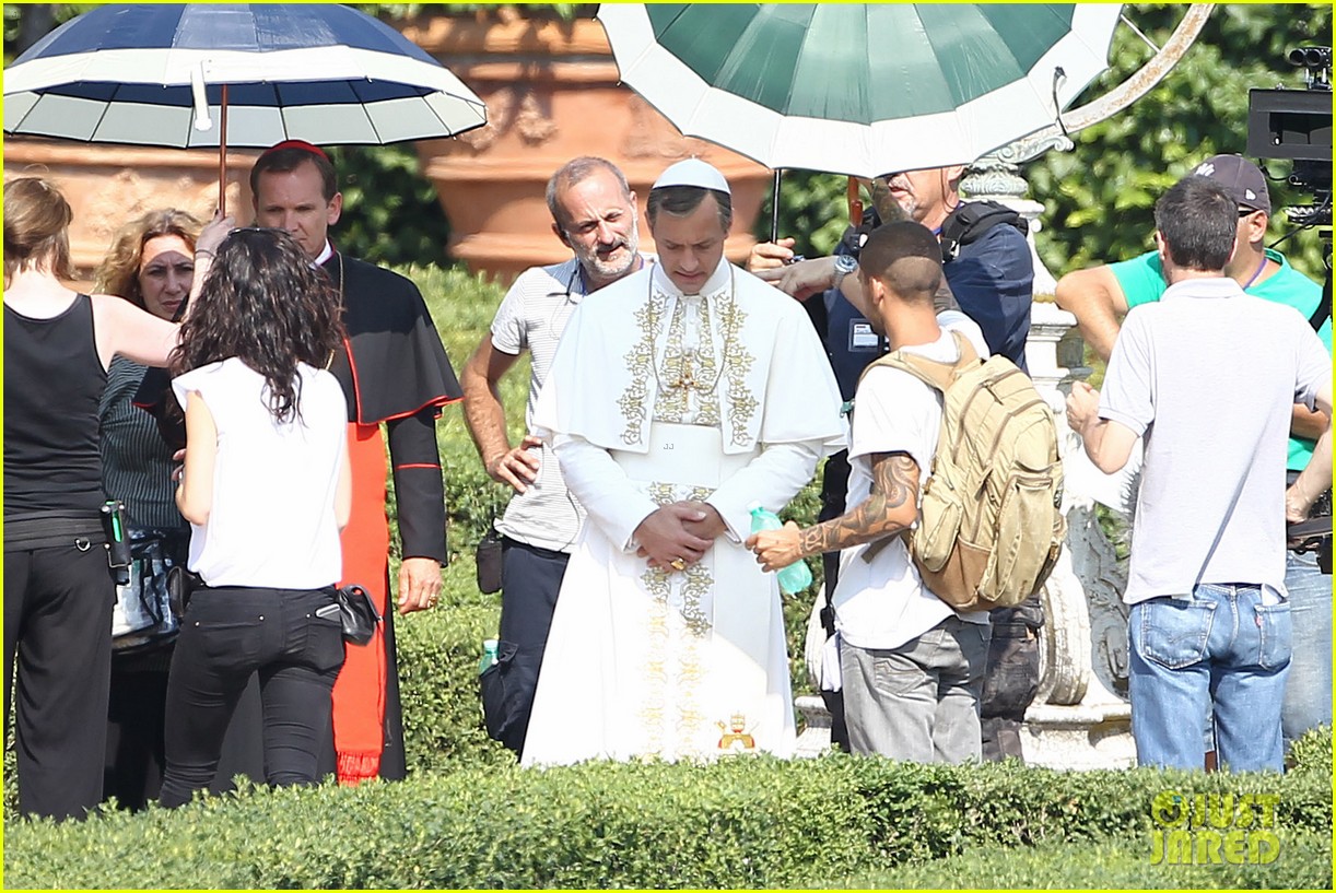 Jude Law & Sebastian Roché Continue 'Young Pope' in Rome: Photo 3433944 ...