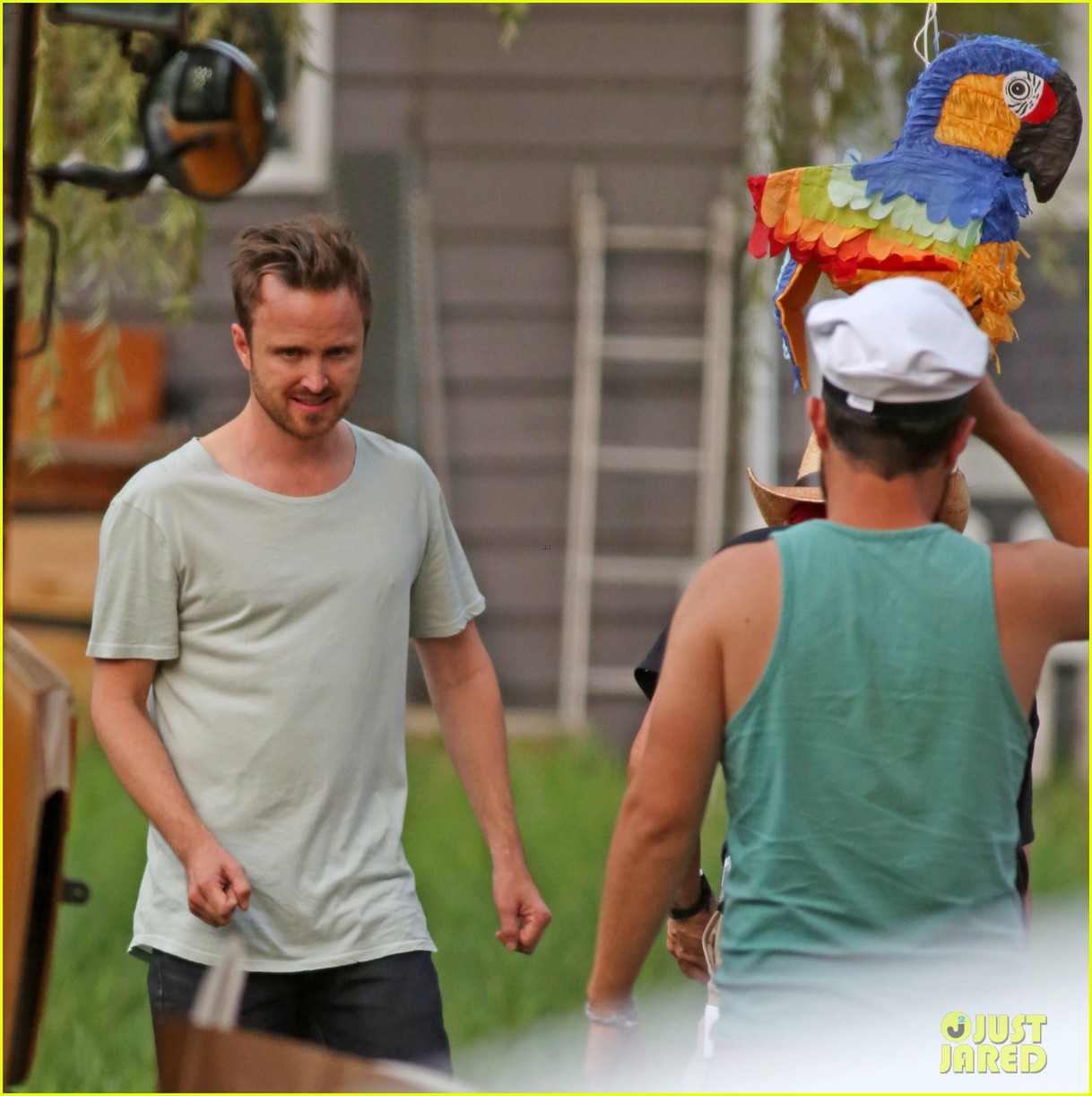 Aaron Paul Has A Costume Birthday Bash on the Set of 'Come & Find Me ...