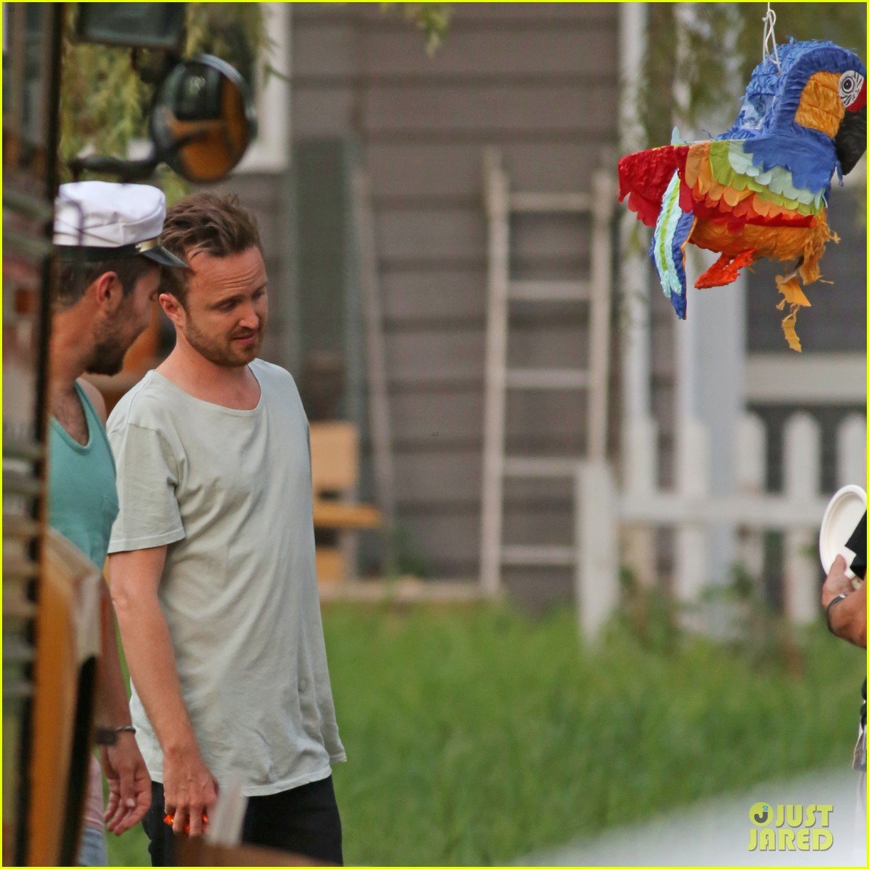 Aaron Paul Has A Costume Birthday Bash on the Set of 'Come & Find Me ...