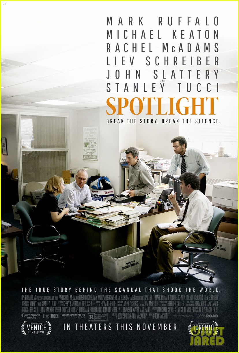 Rachel McAdams & Star-Studded 'Spotlight' Cast Featured on First Poster ...