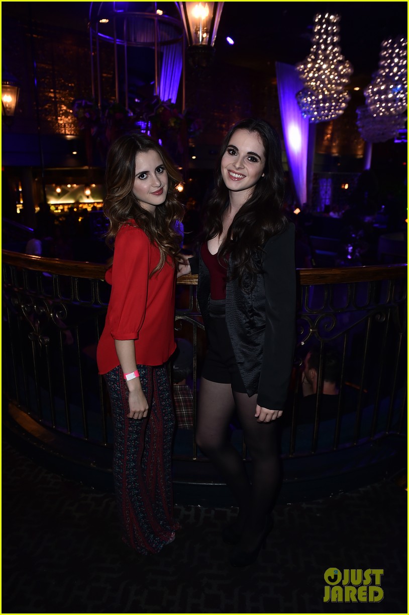 Laura & Vanessa Marano Get In Sister Time at Just Jared's Wonderland ...