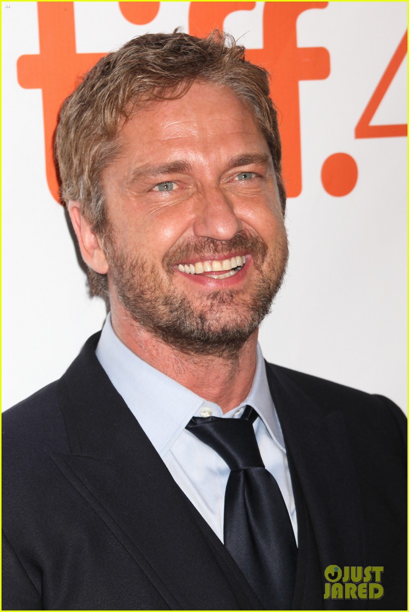 Gerard Butler Joins Salma Hayek & Adrien Brody At TIFF For 'Septembers ...