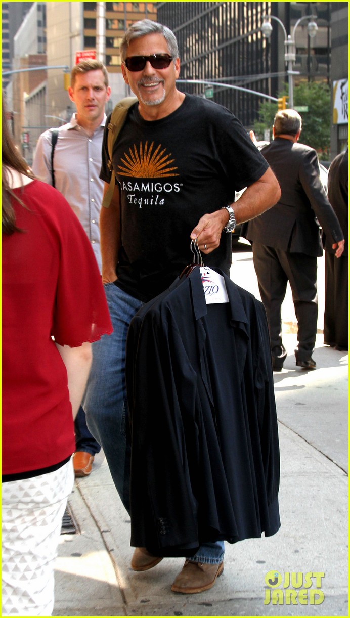 George Clooney Helps Colbert Premiere 'The Late Show' Tonight: Photo ...