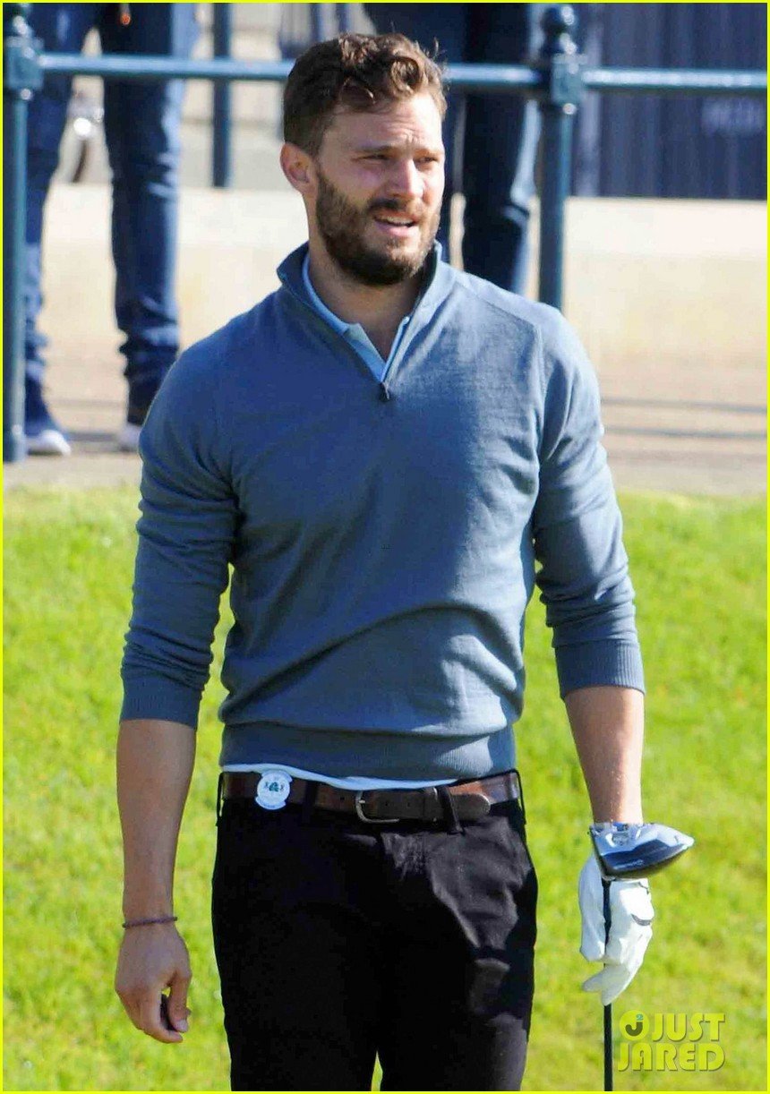 Jamie Dornan Practices for Golf Competition in Scotland: Photo 3474371 ...